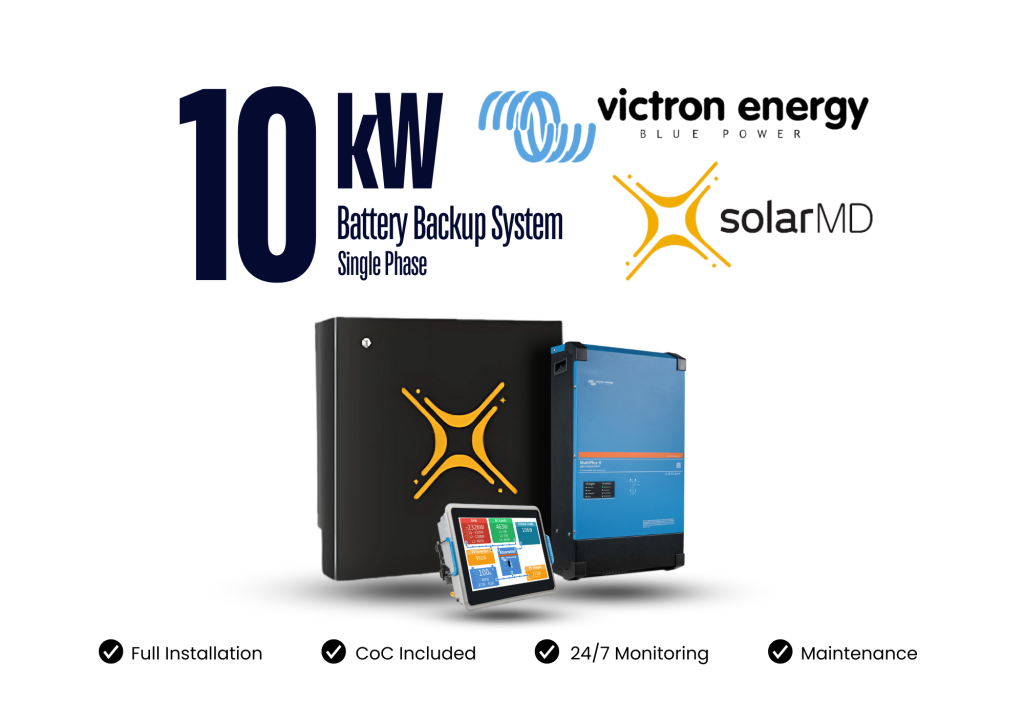 Battery Backup System - 10kW Victron - Ohmega Renewable Energy